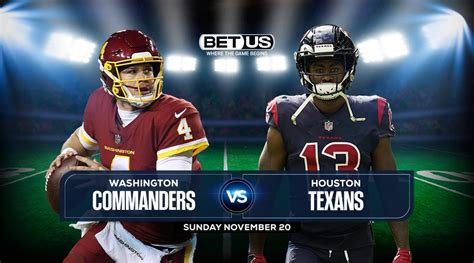Commanders Vs Texans Prediction Odds And Picks