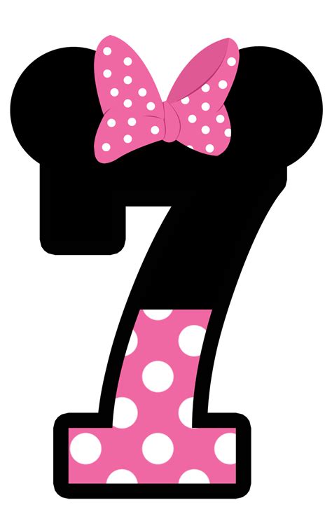 Numbers ‿ ⁀ ղᘎᗰᏰᏋᖇ ՏᏋե1 Minnie Mouse Minnie Mouse Party Mickey Mouse