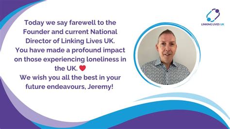 Thank You Jeremy For All Youve Done In Growing Linking Lives 🤩 Simon