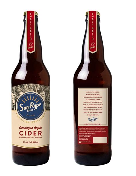 Sunrype Celebrates Kelowna With 70th Anniversary Hard Cider