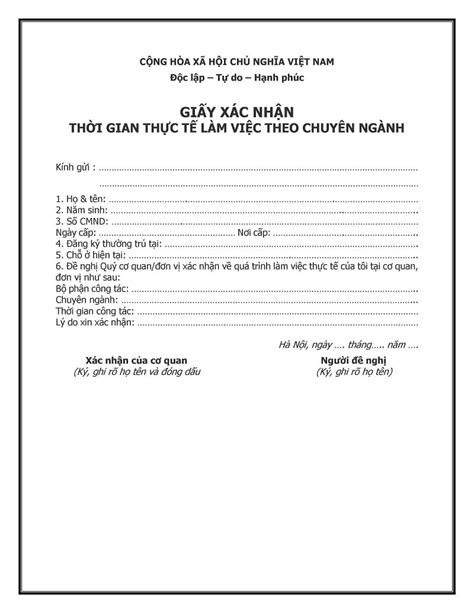 Hé Lộ Top 5 Mẫu Giấy Xác Nhận Công Tác Phổ Biến Nhất 2021
