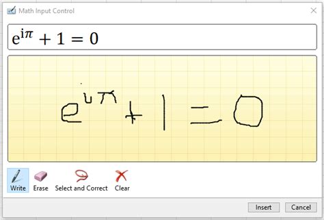 Handwriting Mathematical Formalism