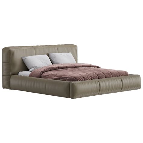Icnoyotl Suede Fabric Rectangular Headboard Modern Bed I 3d Model Buy
