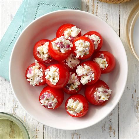 Cheese Stuffed Cherry Tomatoes Recipe How To Make It