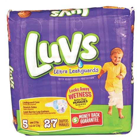Luvs Pro Level Leak Protection Diapers All Sizes 124 Count Economy Pack