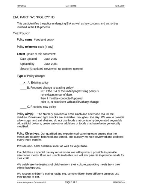 Chapter Eia Flowchart And Template Doc Template Pdffiller