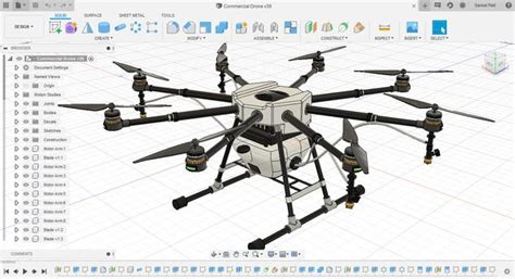 Agricultural Drone Design In Fusion360 Agricultural Drone Design In Fusion360