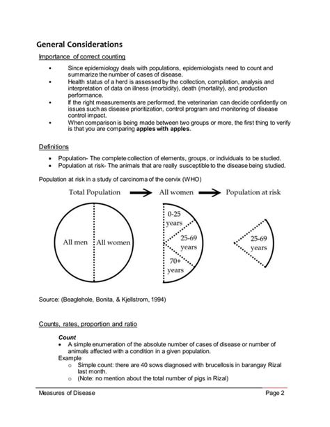 Quantifying Disease Occurrence Pdf