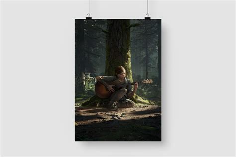 The Last Of Us Poster Ellie Poster Gaming Poster Game Poster
