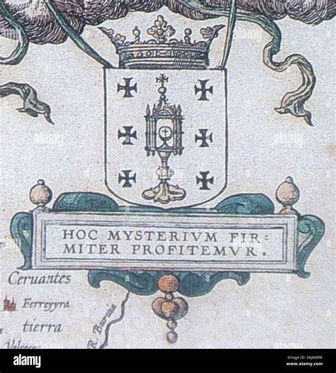 Diese Karte Von Fernando Ojea Aus Dem Jahr 1603 Zeigt Das Wappen
