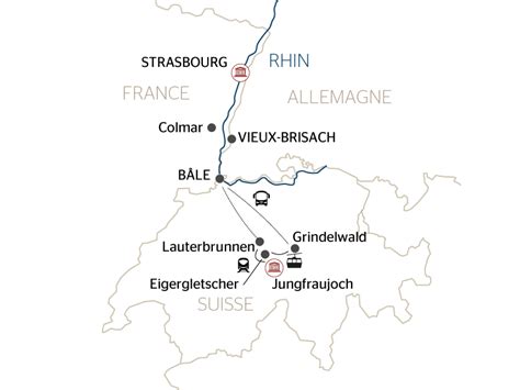 Croisière Strasbourg Du Coeur De Lalsace Aux Sommets Des Alpes Suisses Formule Portport