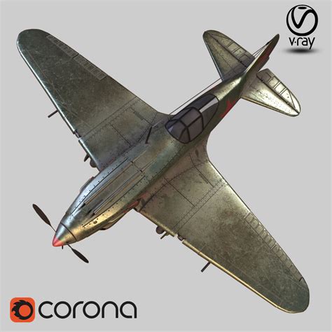 3d Model Of The Mig 3 3d Model Flatpyramid