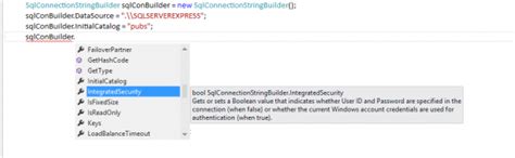 Connection String Examples Creating Connection Object