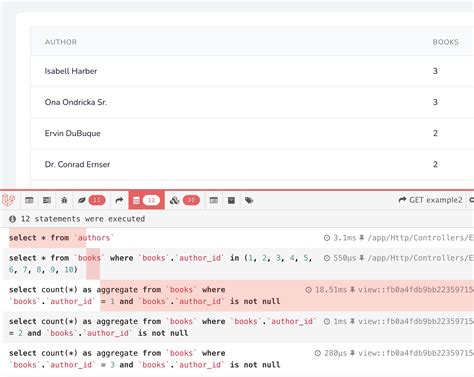 Eloquent Performance 4 Examples Of N1 Query Problems Laravel News