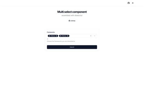 Shadcn Multi Select Component By Sersavan A Nextjs Template Built At Lightspeed