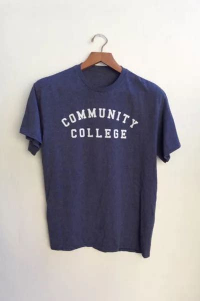 Vintage Community College Graphic T Shirt Urban Outfitters