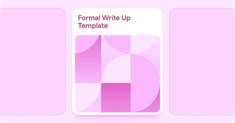 Formal Write Up Template Template Lattice