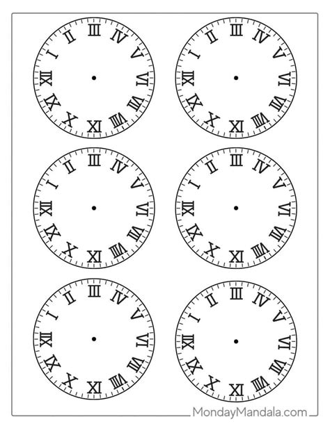 14 Printable Clock Faces Free Pdfs To Download And Print