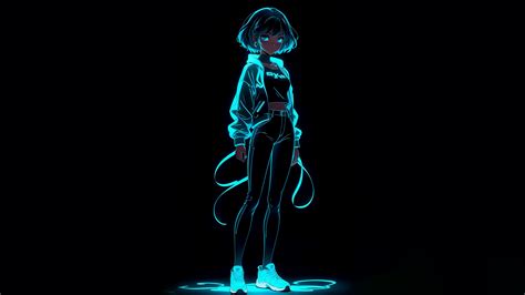 Anime Girl 4k Black Wallpapers Top Free Anime Girl 4k Black