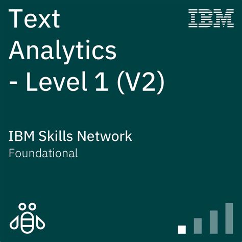 Badge Text Analytics Level 1 V2 Ibm Training Global