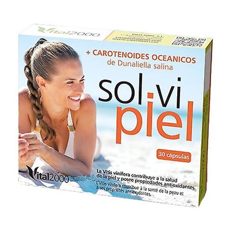 Sol Vi Piel Skin Health And Antioxidant 30 Capsules Fruugo Se
