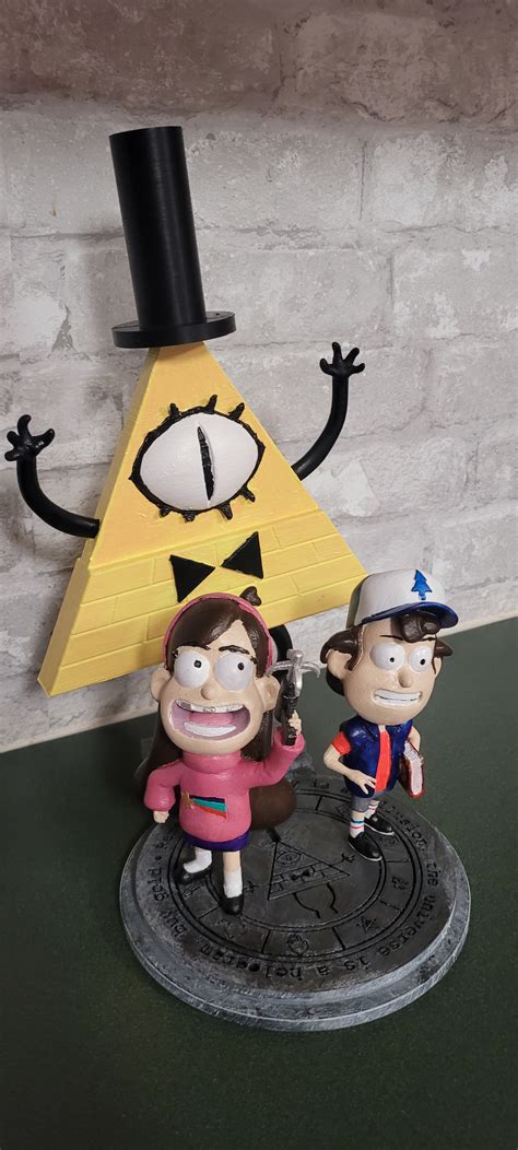3d Printable Gravity Falls Fan Art Sculpt By Ian R