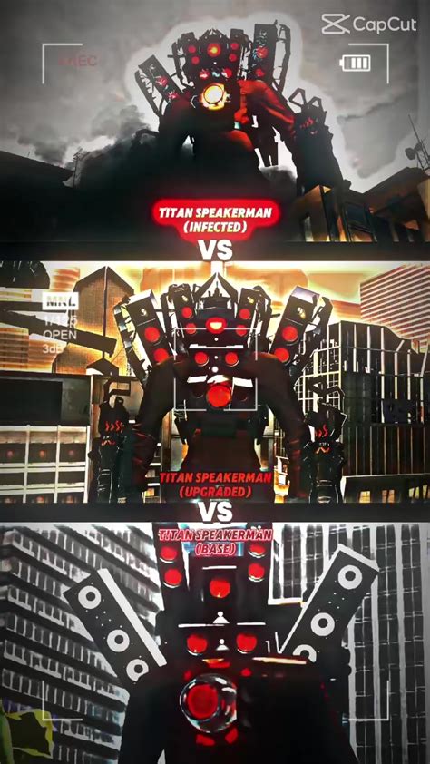 Skibidi Toilet Showdown Infected Vs Upgrade Vs Og Titan Speakerman