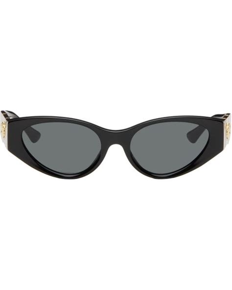 Versace Medusa Legend Cat Eye Sunglasses In Black Lyst