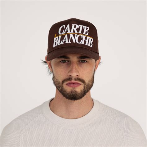The Classic Snapback Chocolate Carte Blanche