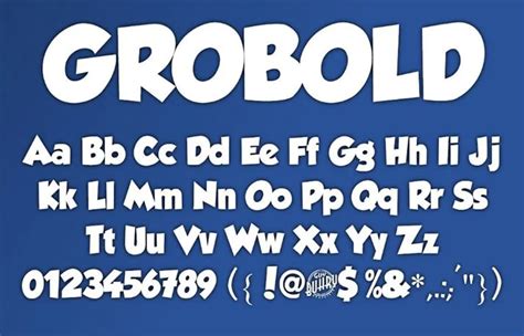 Grobold Font Free Download Fonty Fonts