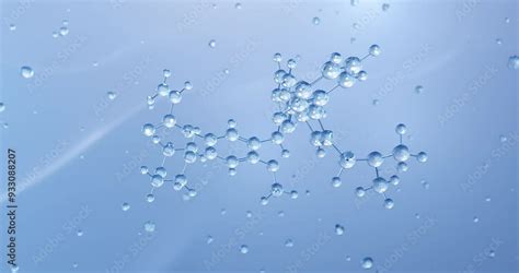 Lazertinib Rotating Molecular Structure 3d Model Of Molecule