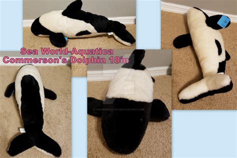 Seaworld Aquatica Commersons Dolphin 18in Plush By Vesperwolfy87 On