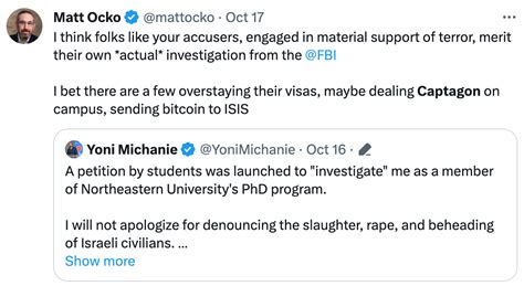 Matt Ocko Of Dcvc Believes Palestinians Are Sub Human Savages