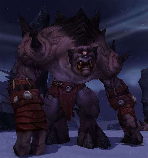 Frostfire Gronn Npc World Of Warcraft