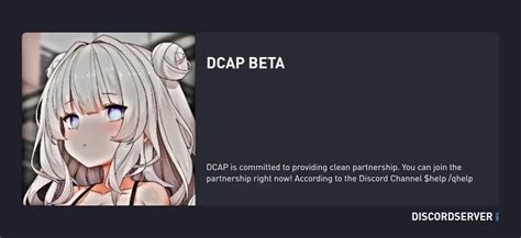 Dcap Beta — мониторинг Discord сервера статистика и рейтинг