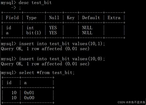 Mysql表的操作与数据类型 Csdn博客