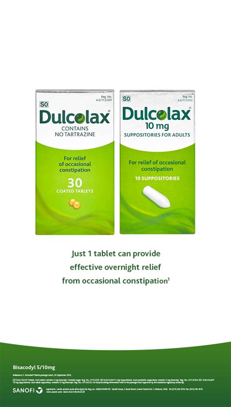 Dulcolax Suppositories And Tablets Clicks