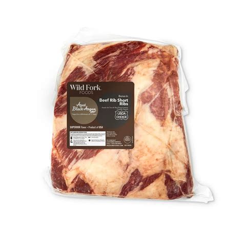 Usda Choice Black Angus Bone In Whole Rib Short Ribs Wild Fork