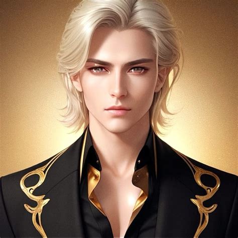 Blonde Elf Dnd Prince With Blonde Hair Character Inspiration Male