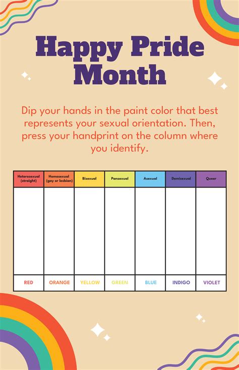 Free Pride Month Collaborative Poster Template To Edit Online