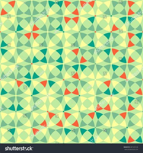 Colorful Circle Seamless Pattern Abstract Art Stock Vector 481525126 Shutterstock