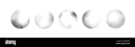 Grain Noise Dot Sphere With Gradient Spray Pattern Background Vector