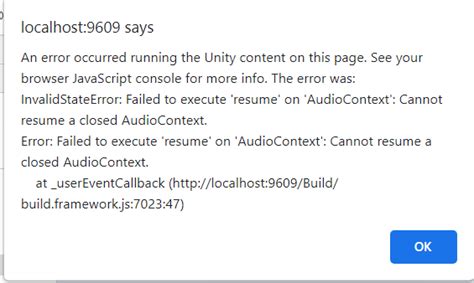 Invalidstateerror Failed To Execute Resume On Audiocontext Cannot Resume A Closed