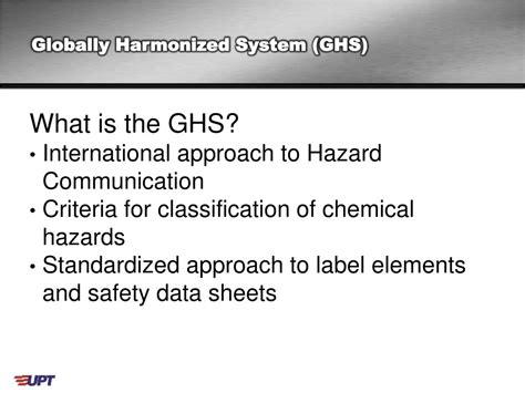 PPT Globally Harmonized System GHS Hazard Communication Changes PowerPoint Presentation