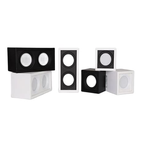 Dimmable Downlight Square Double Head Bold Lamp Led Ceiling Light Grille Lamp Free Opening