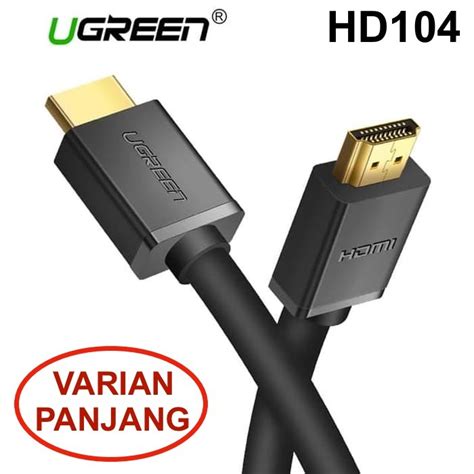 Jual Ugreen Hd104 Hdmi Cable V20 4k 60fps 18gbps 30awg Round Pvc Black