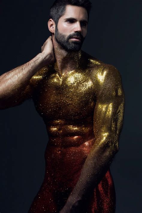 Naked And Glittery Pablo Robles By Photographer Carlos Medel Yakymour