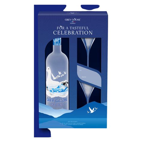 Grey Goose Vodka T Set 750ml 80 Proof Bevmo
