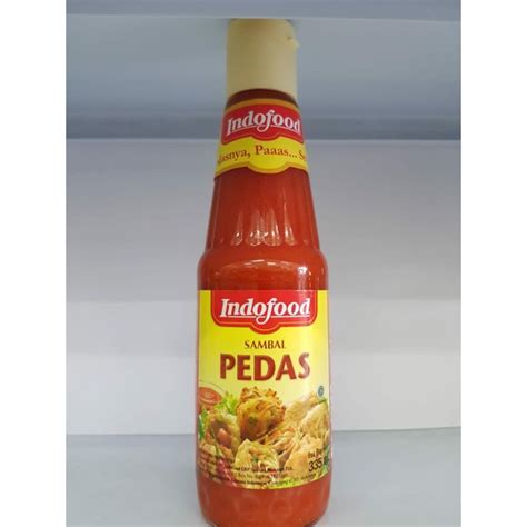 Jual Indofood Sambal Pedas Botol 335ml Shopee Indonesia