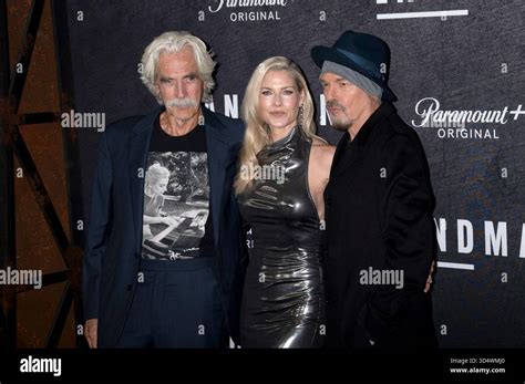 Sam Elliott Ali Larter Und Billy Bob Thornton Bei Der Premiere Der 2 Staffel Der Paramount